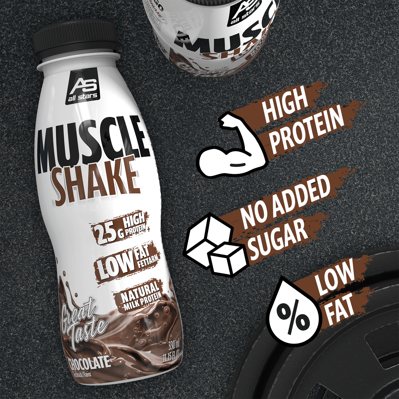 ALL STARS Muscle Shake - 25g Protein pro Shake