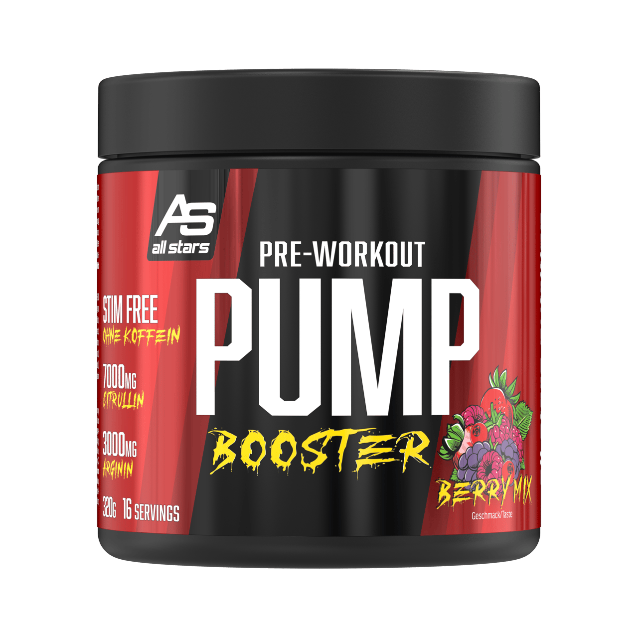 ALL STARS Pump Booster - Stim freier Pre Workout Booster