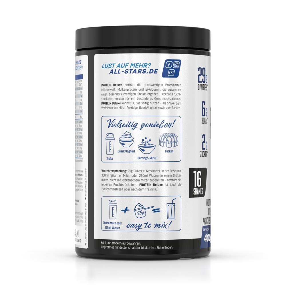 ALL STARS Protein Deluxe - leckerer Proteinshake ideal für die Diät