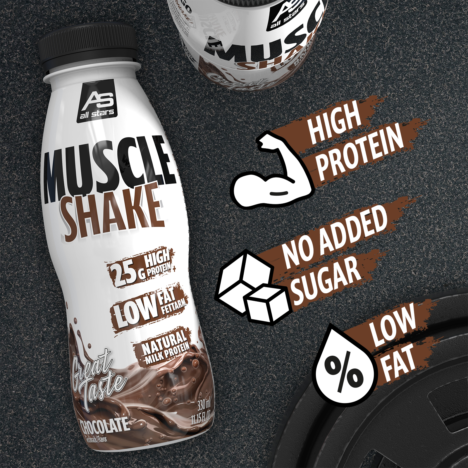 ALL STARS Muscle Shake - 25g Protein pro Shake