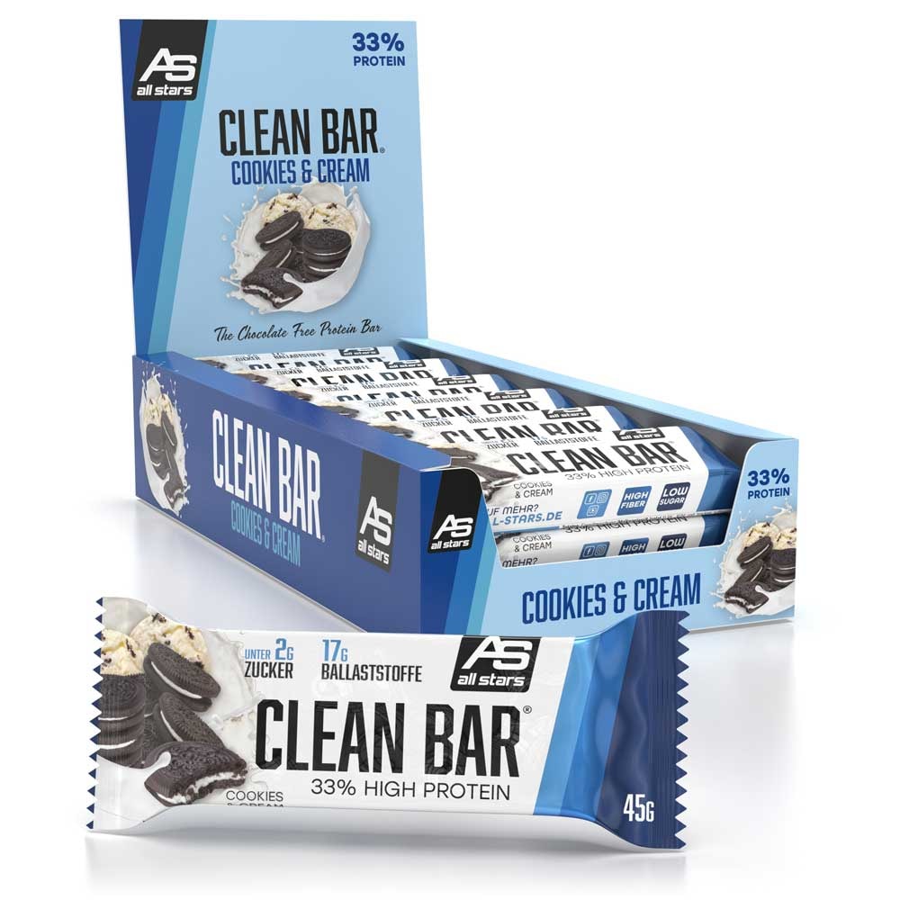 ALL STARS Clean Bar - Low Sugar Protein Riegel
