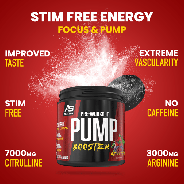 ALL STARS Pump Booster - Stim freier Pre Workout Booster