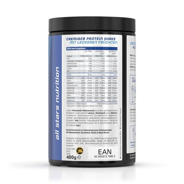 ALL STARS Protein Deluxe - leckerer Proteinshake ideal für die Diät